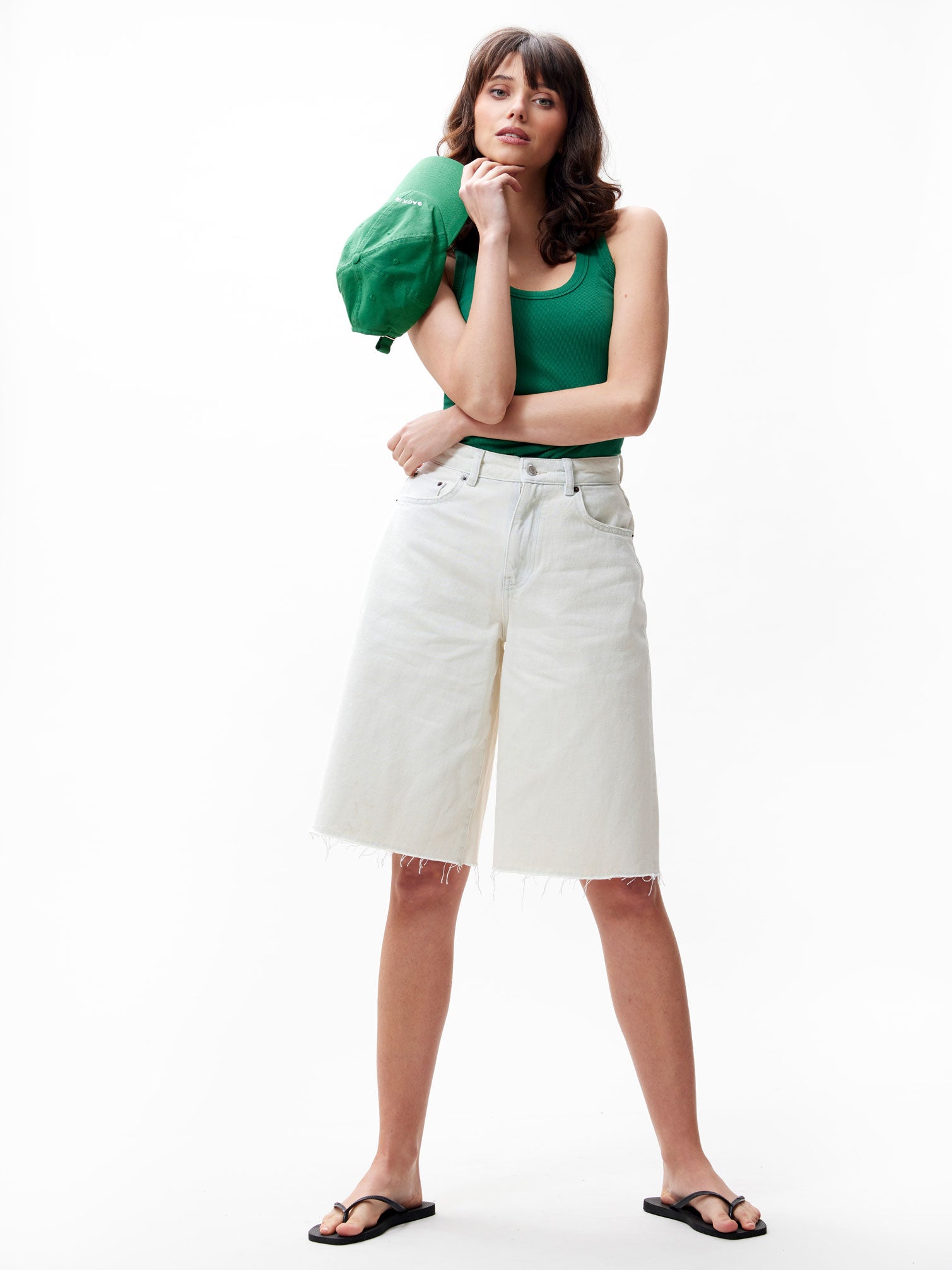 Loose fit jorts | Bone – Catwalk Junkie