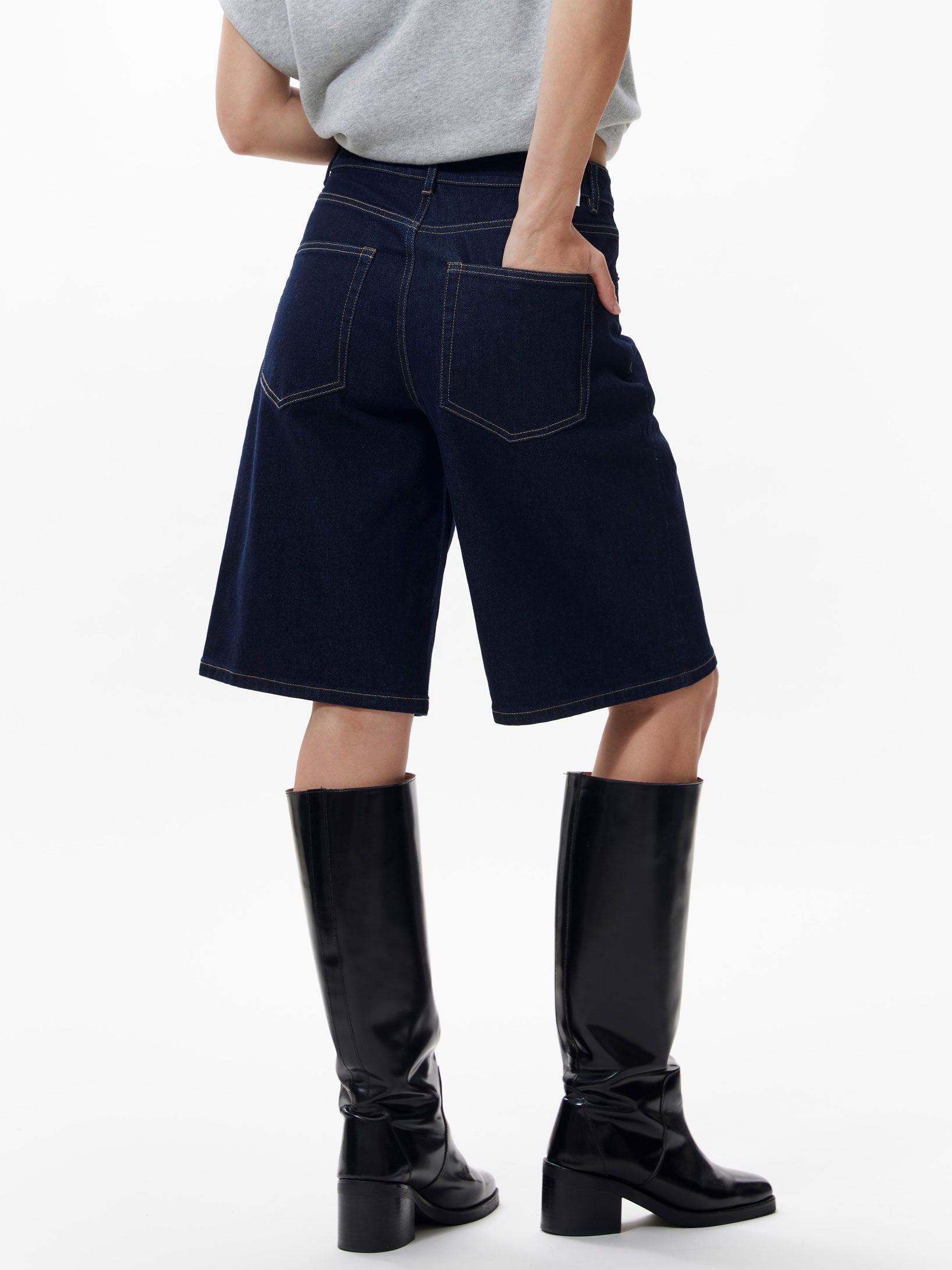 Loose fit jorts | Dark Blue – Catwalk Junkie